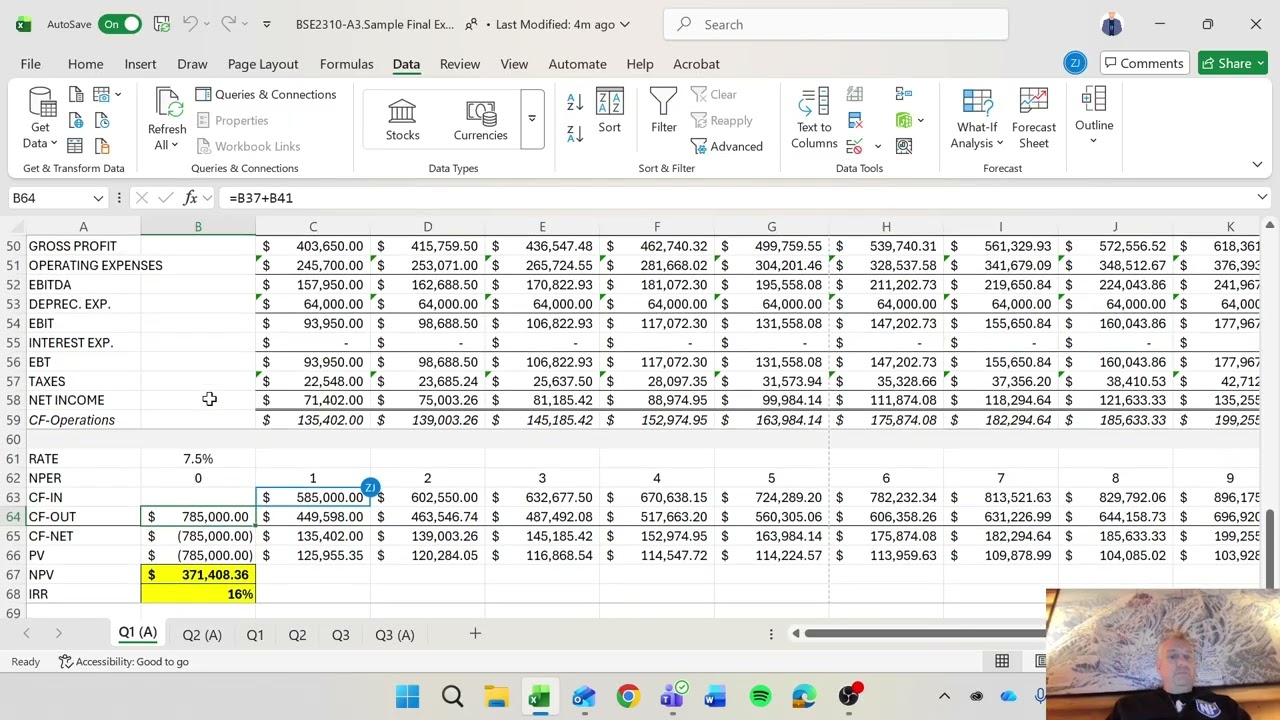 BSE2310 Sample Final Exam1 Q1