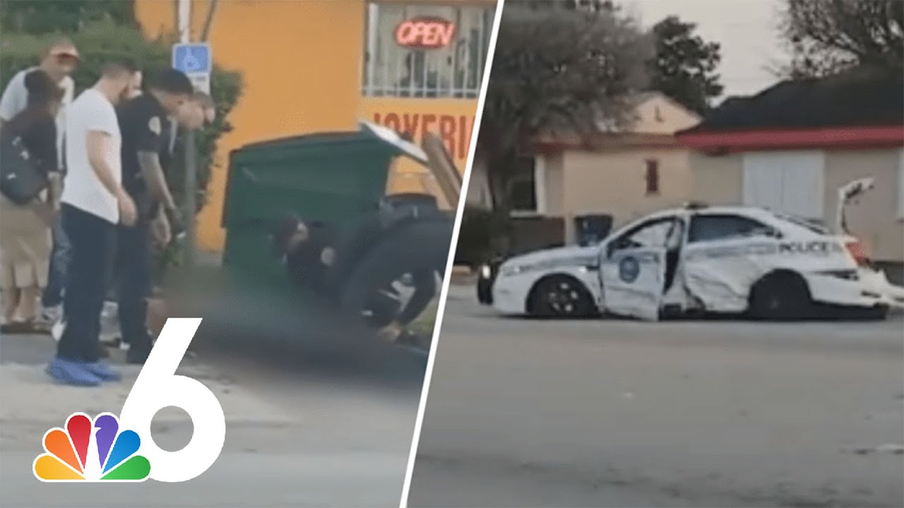 Woman who was struck by vehicle after crash involving Miami cop dies