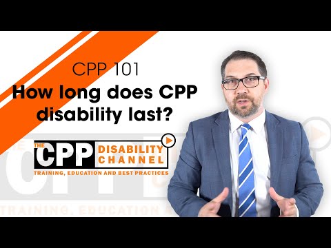 How long does CPP Disability last?