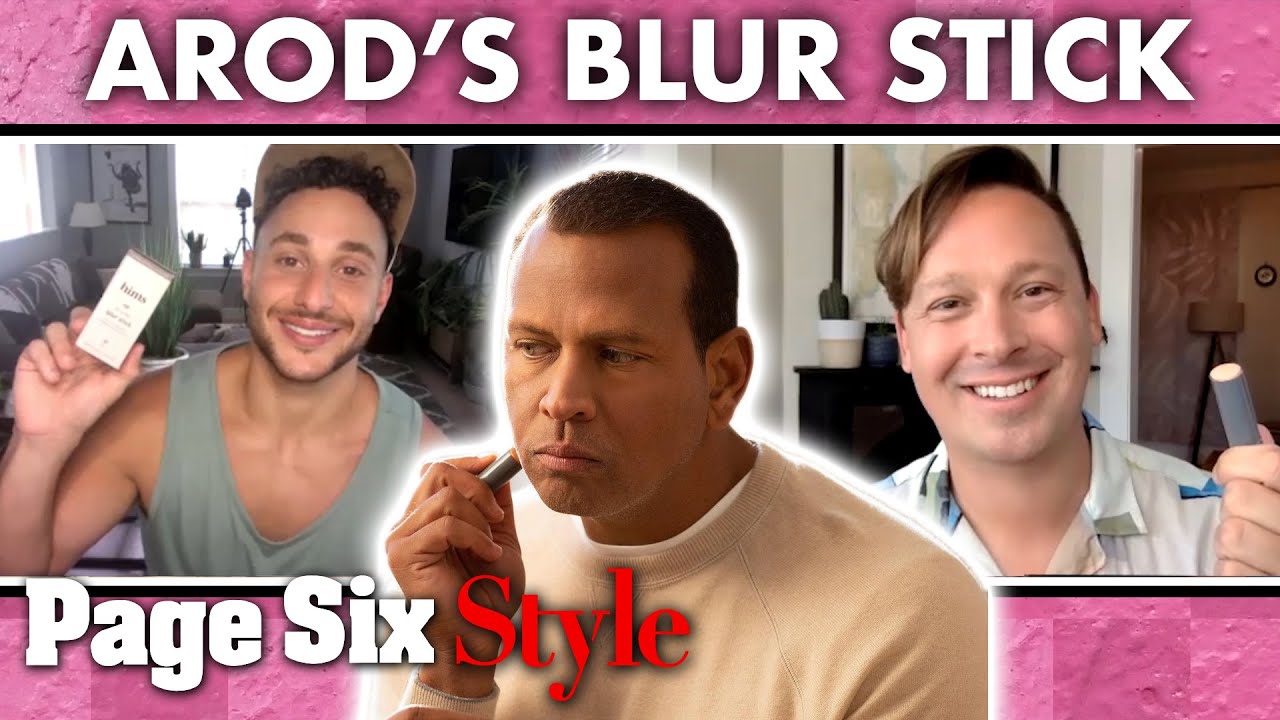 Alex Rodriguez’s makeup for men review | Page Six Celebrity News