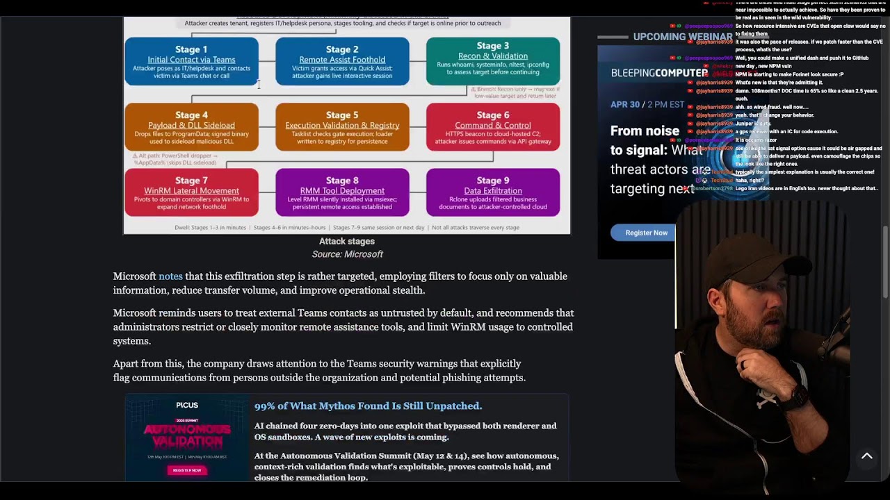 this week in cybersecurity and ai - chill morning stream