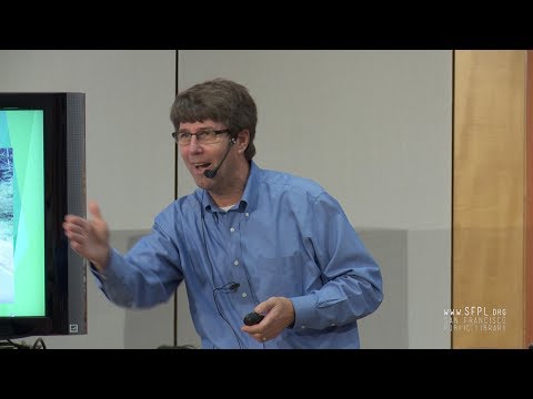 Podiatrist Dr. Richard Blake at the San Francisco Public Library