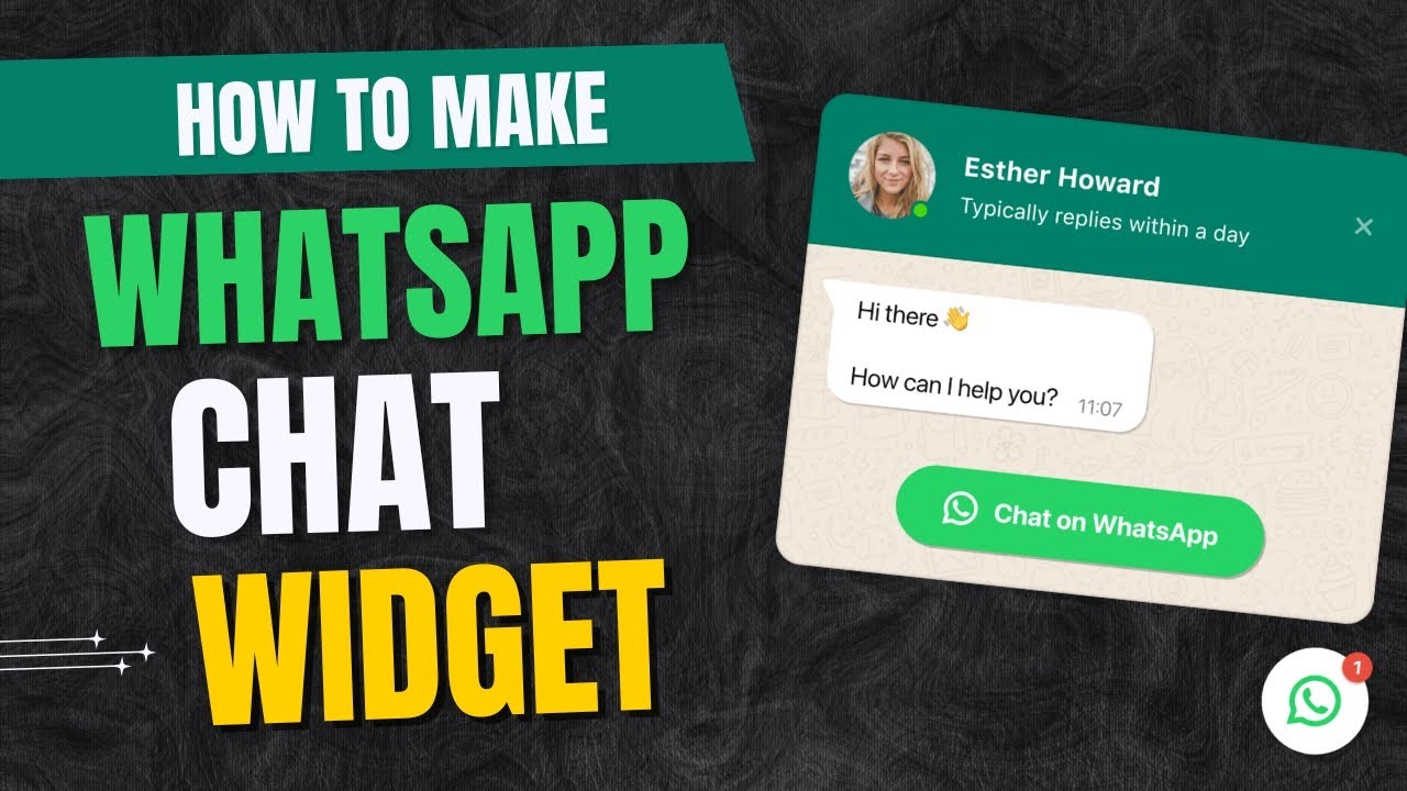 How to add WhatsApp Chat to ANY website in 3 minutes | No-code Widget Tutorial