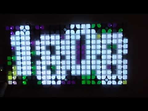 Download free STL file 12x12 matrix for WS2812B LEDs • 3D printer ...