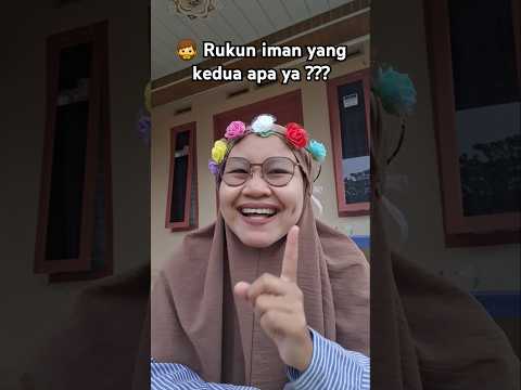 RUKUN IMAN YANG KEDUA APA YA #shorts