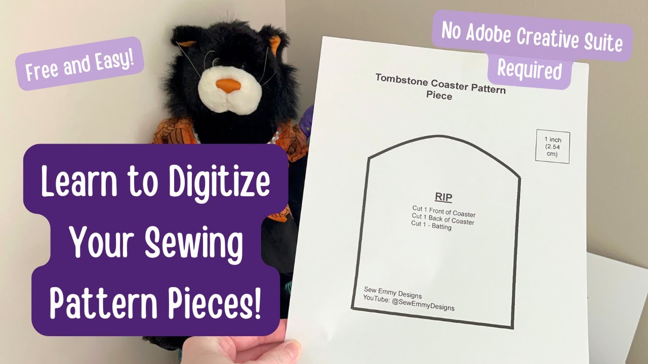 How to Digitize Your Sewing Patterns for Free | Easy Way to Create Printable Sewing Patterns