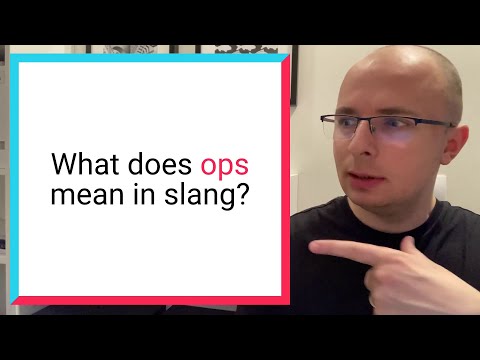 What does ops mean? - Merlin Dictionary