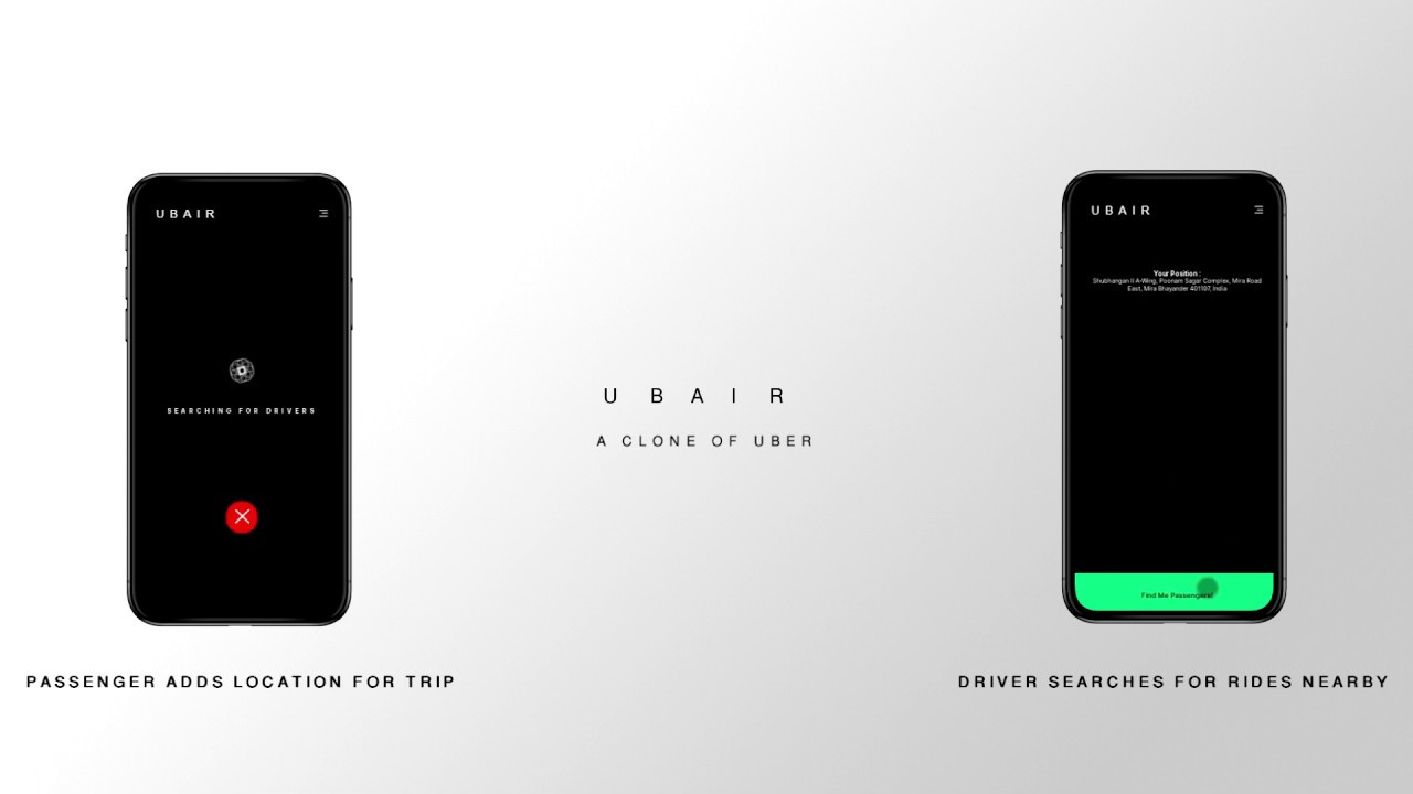 Ubair | Uber Clone