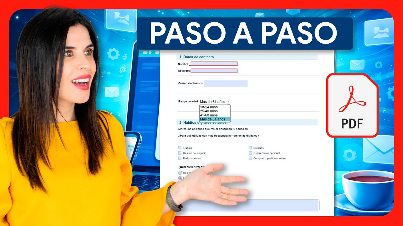 Cómo crear PDF RELLENABLE 2026 ✅ Formularios PDF