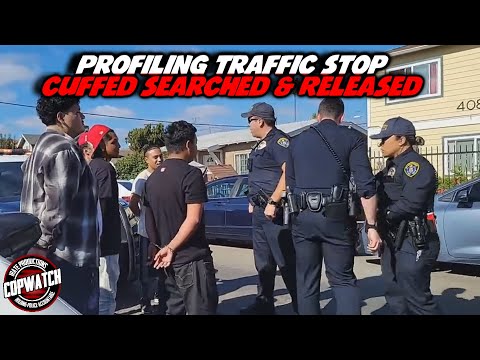Profiling Traffic Stop | 5 Cuffed Searched & Released | Copwatch ...