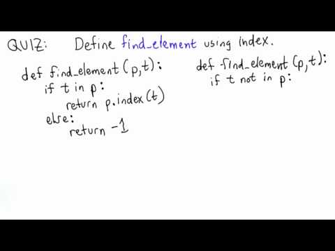 Learn Index Solution Intro to Computer Science - Mind Luster