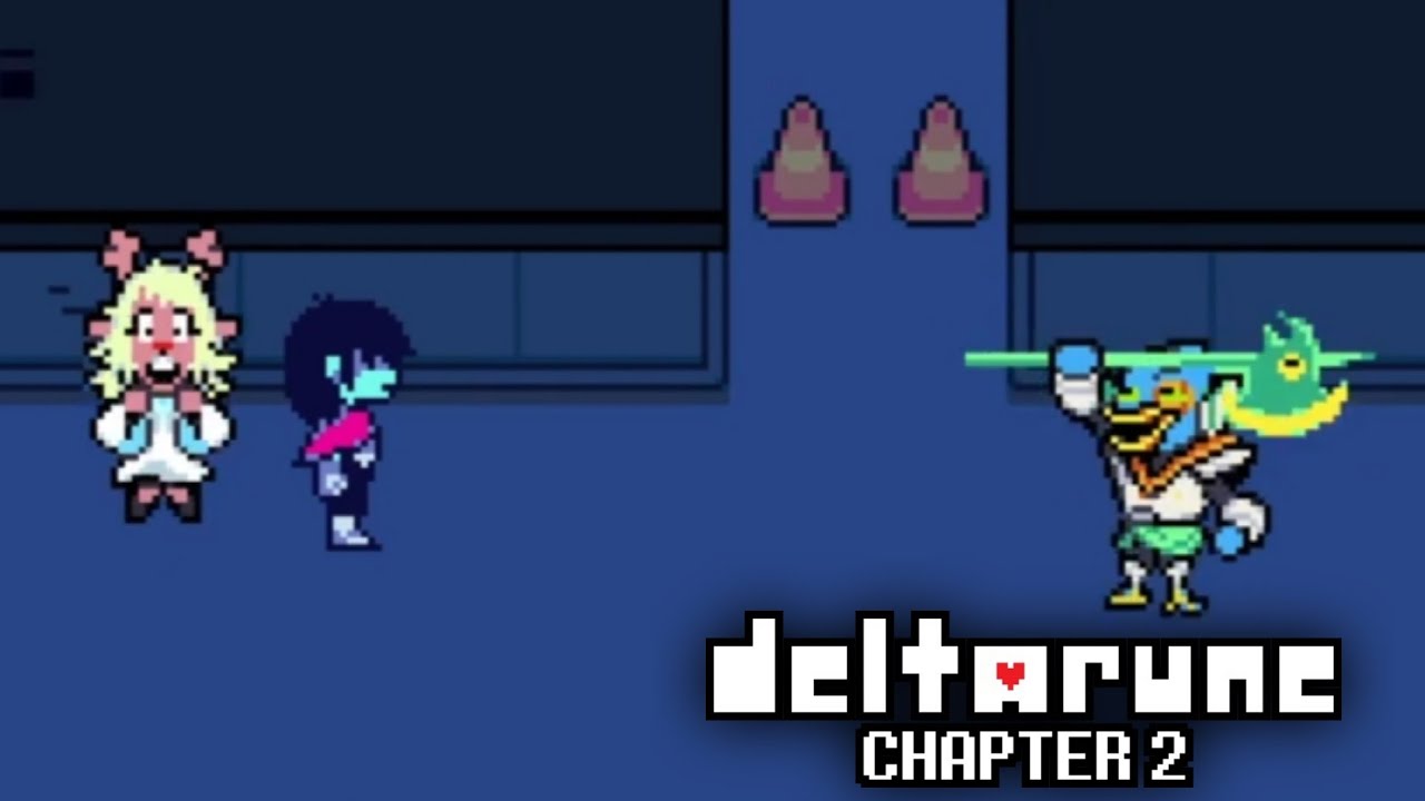 Vs. Berdly (Part 2) | Deltarune - Chapter 2 [No Commentary]