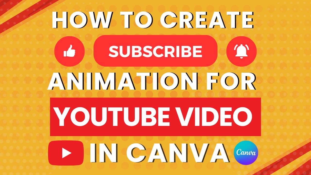 Creating Stunning Like, Share, and Subscribe Button Animation for YouTube Using Canva