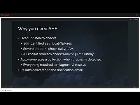 Autonomous Health Framework:Use Your DB's Swiss Army Knife (Without Poking an Eye Out) by Alex Blyth