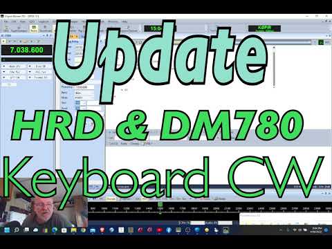 CW Interface Update for HRD and DM780 #hamradiok0pir