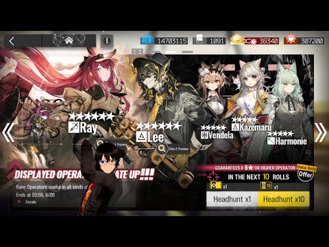 Arknights Gacha Time - Standard Banner (Ray + Lee)