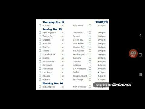 #NFL100 #ESPN week 15 NFL picks 2019