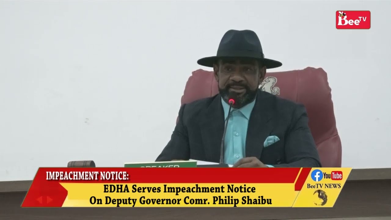 IMPEACHMENT NOTICE: EDHA Serves Impeachment Notice On Deputy Governor Comr. Philip Shaibu