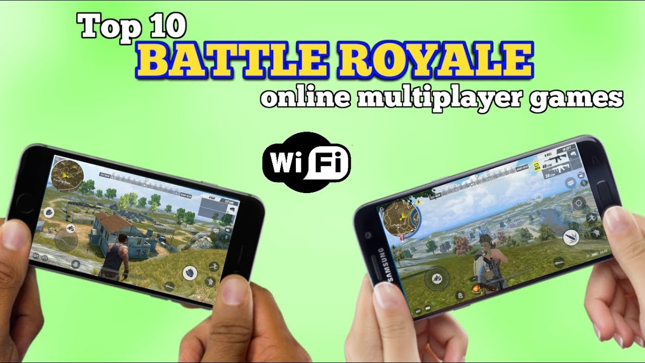 Top 10 BATTLE ROYALE online multiplayer games for Android/iOS via WiFi