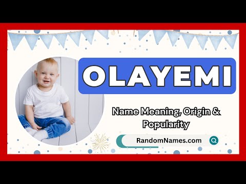 Olayemi - Baby Boy Name Meaning, Origin & Popularity - RandomNames.com