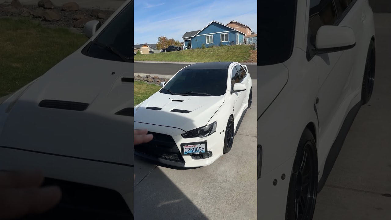 An now she’s working great!!! #evo #evox #mitsubishievox #drivetastefully