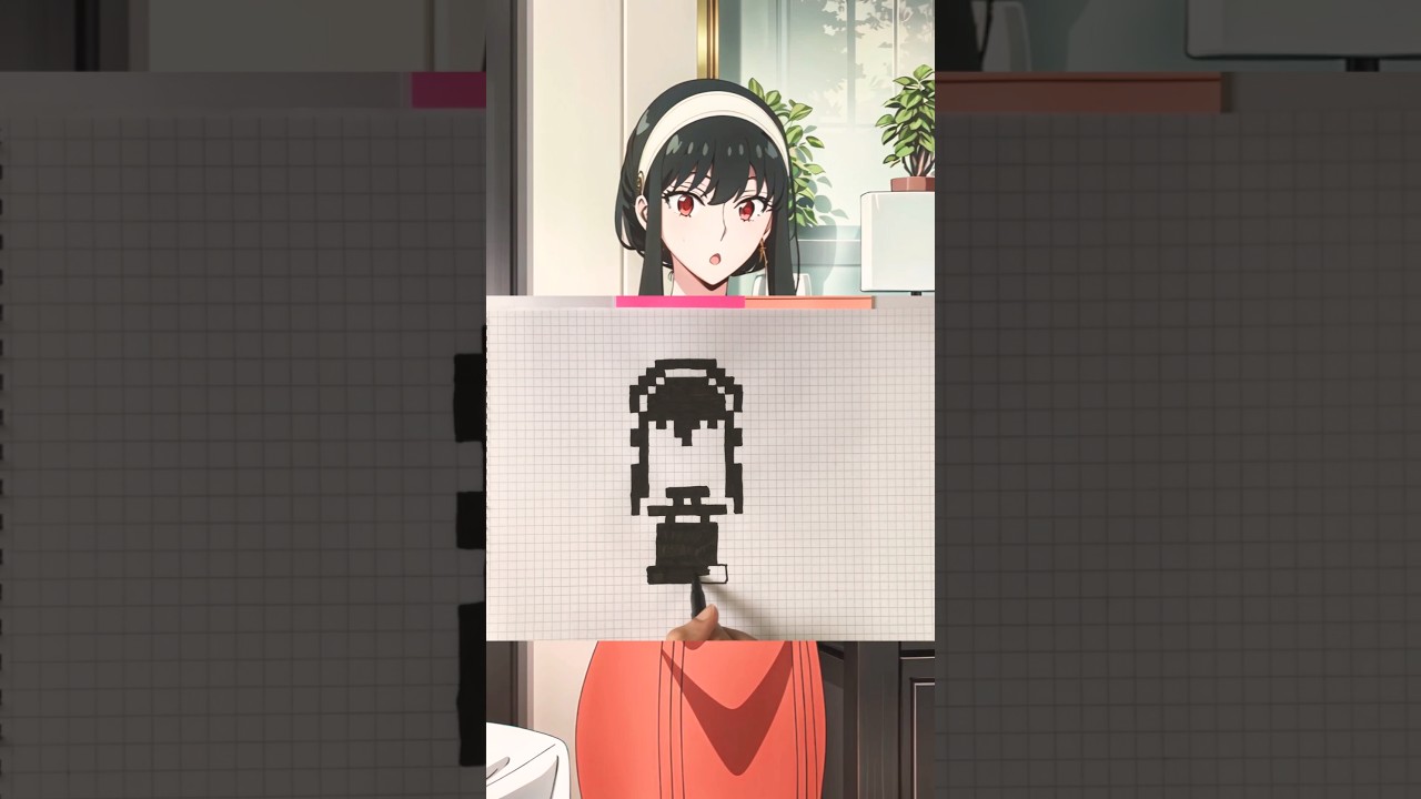 The Viral Pixel Art of Yor Forger