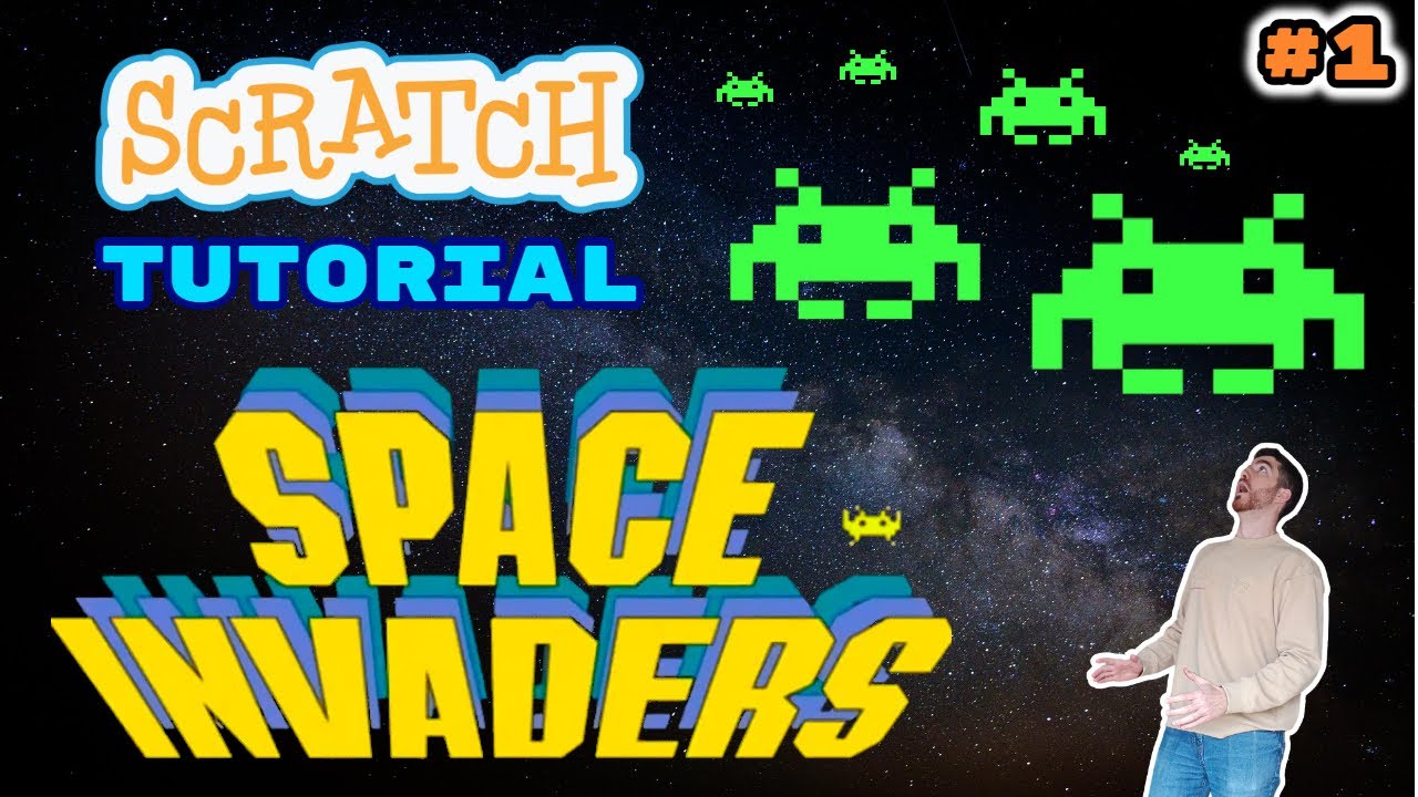 How to Make SPACE INVADERS Game | Alien Invasion | Shooter Games - Scratch 3.0 Tutorial #1