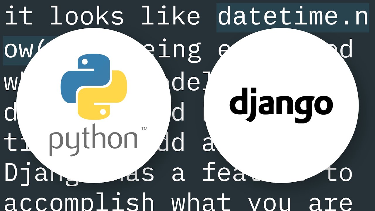 Django datetime issues (default=datetime.now())