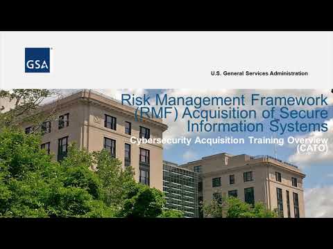 CATO Training Series - Risk Management Framework Acquisition of Secure Information Systems