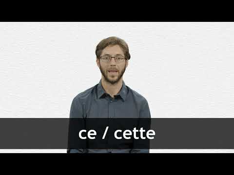English Translation of “CE” | Collins French-English Dictionary