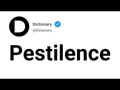 Pestilence Meaning In English