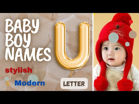 U letter Baby Boy Names morden & stylish || Boy Baby Names with Meaning ππ