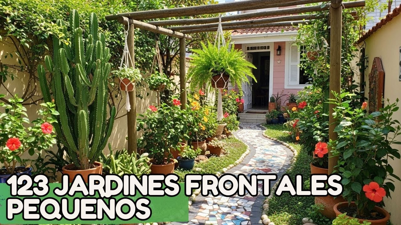 Small front garden easy and modern ideas