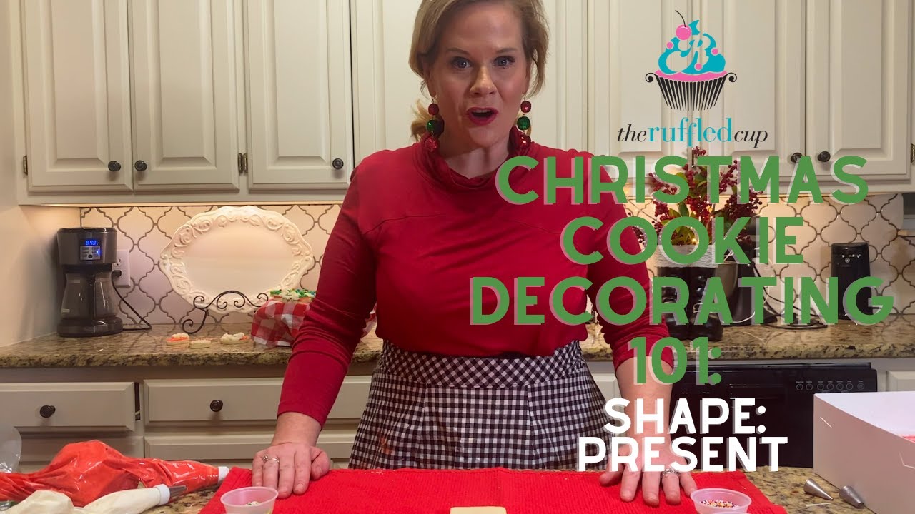 Christmas Cookie Decorating Kit: Present Shape!