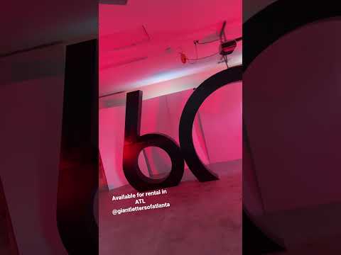 8ft #XXL numbers make a statement at your next event #youtubeshorts #atlanta #party