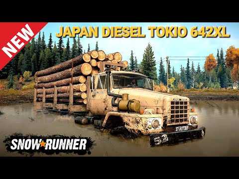 New JAPAN DIESEL TOKIO 642XL Truck In SnowRunner