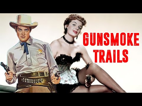 An Action-Filled Western Film with Rory Calhoun | Gunsmoke Trails | The Most Legendary Cowboy Movie