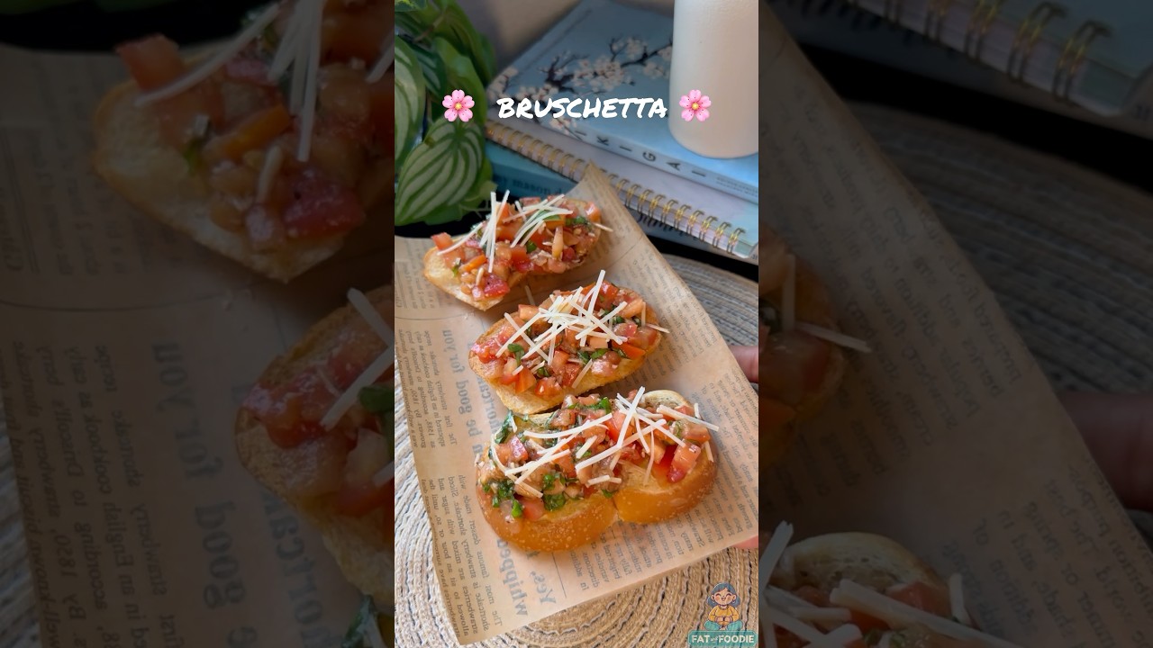 Cafe Style Bruschetta That Will Change Your Breakfast Forever