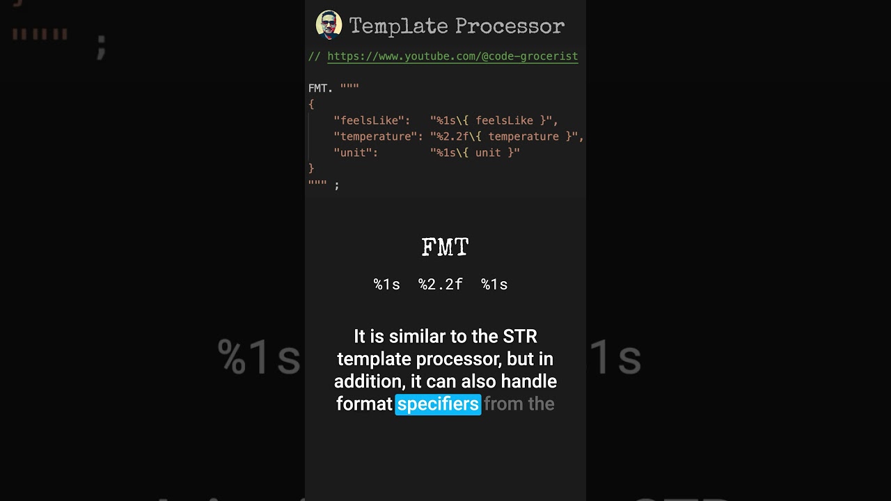 Template processor in String Templates