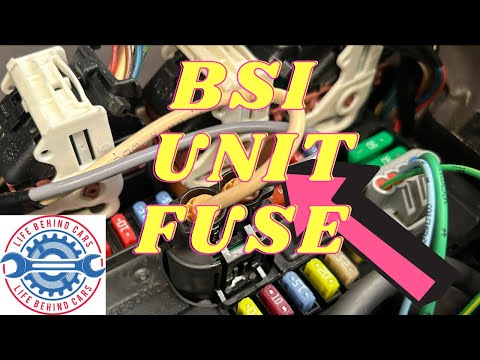 Citroen C3 Petrol 2015 BSI Unit Fuse Location