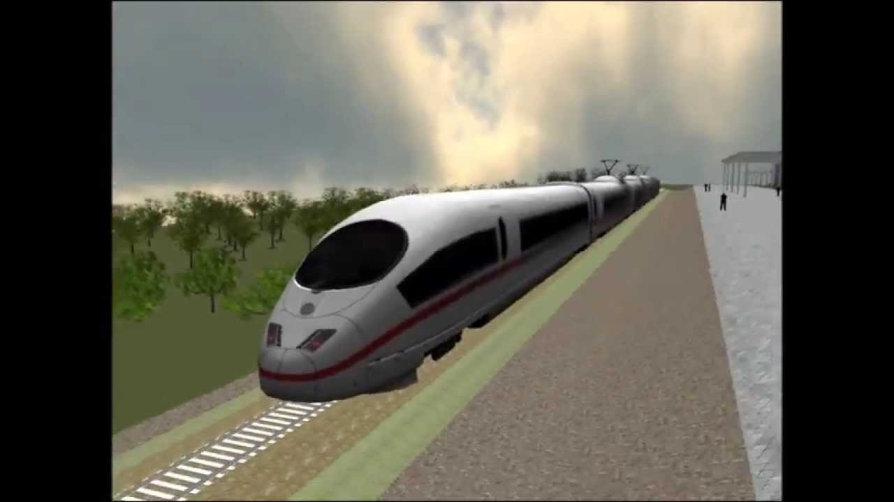 3D Model of High Speed Train Project