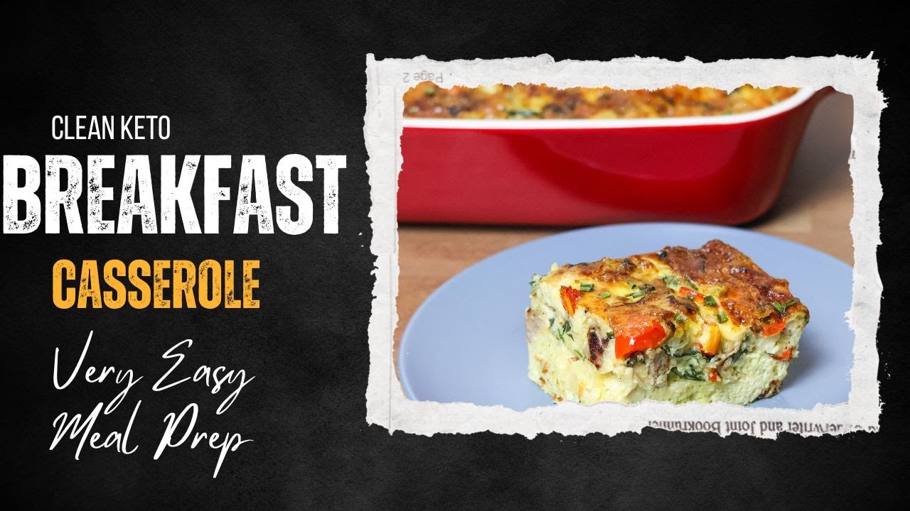 Ultimate Keto Breakfast Casserole | Easy Low-Carb Meal Prep!
