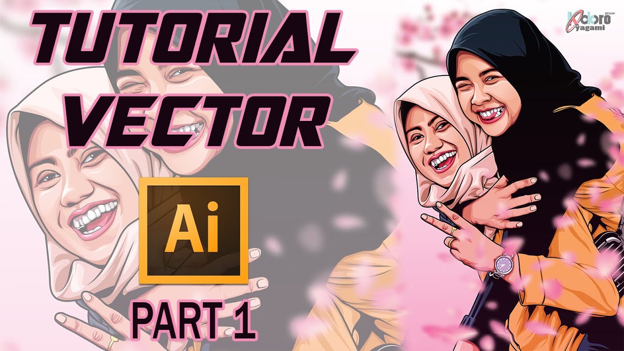 Tutorial Vector Portraits (Using adobe illustrator) part 1