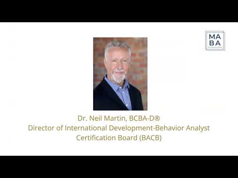 MABA Synposium, Dr. Neil Martin, Phd, BCBA-D