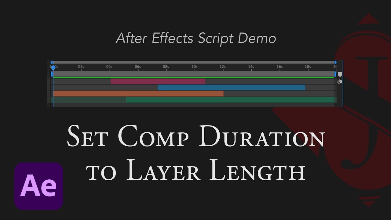 Quickly Set Comp Duration After Effects Script