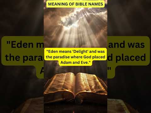 Meaning of Bible Names 151