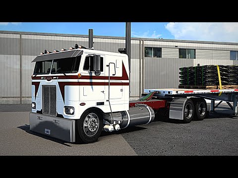 Peterbilt 352 Cabover - (Kishadowalker Mod) - American Truck Simulator ATS 4K - KSW Mods 352