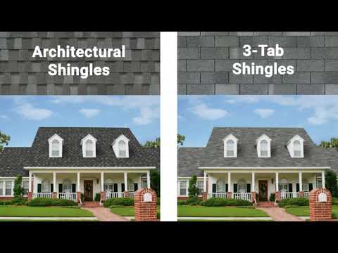 Roof Shingle Explanation: Differences in 3-Tab vs Architectural Shingles and Why Important