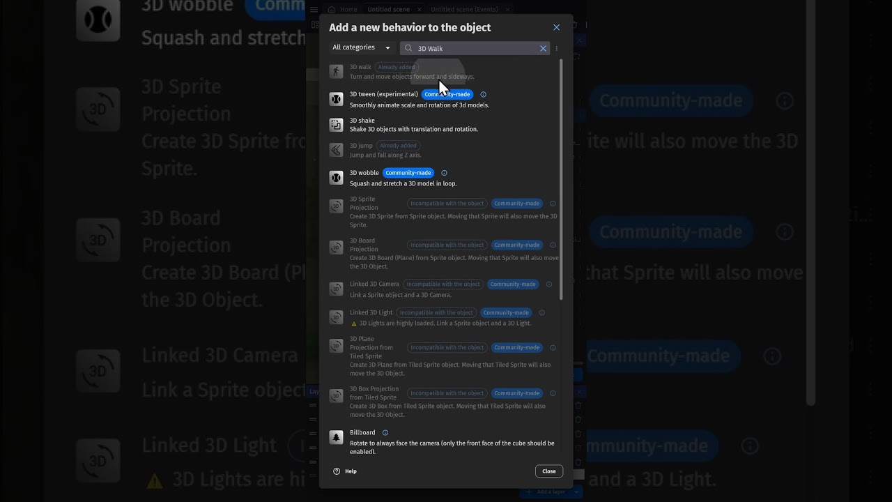 Game Engine Tip - 3D FPS Movement - #gamedev #gdevelop #nocode #tutorial