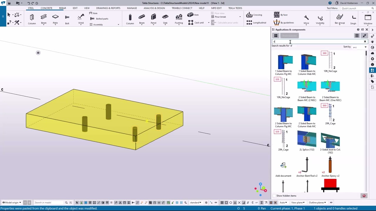 Tekla Structures - 2024 SP4 Enhancements